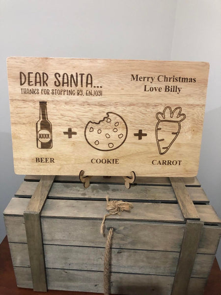 Santa Board – Getting Etched